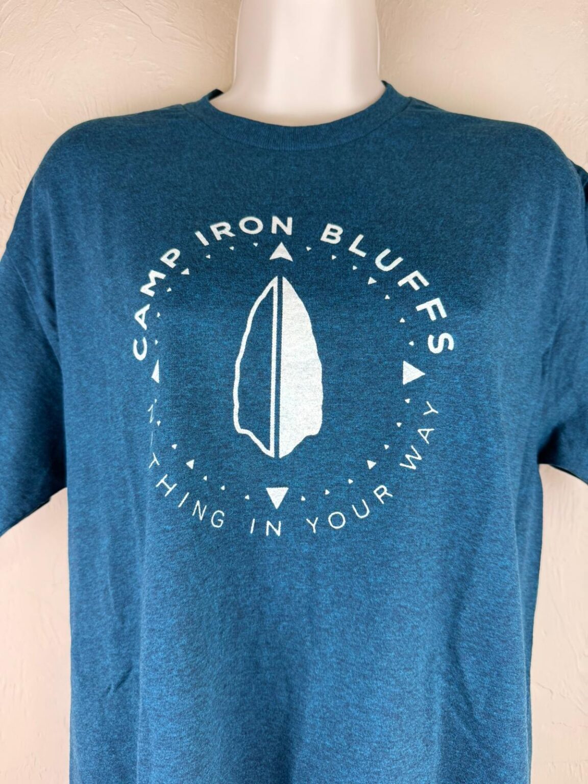 CIB Logo Shirt in Midnight Blue by Gildan` – Camp Iron Bluffs